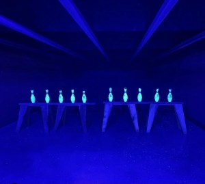 Black Light Bowling Pin Competition – The Shootist Gun Range Inc